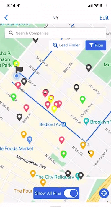 The Map My Customers Mobile Experience is a Co-Pilot for Field Sales ...