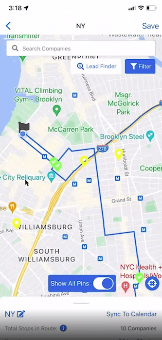 The Map My Customers Mobile Experience is a Co-Pilot for Field Sales ...