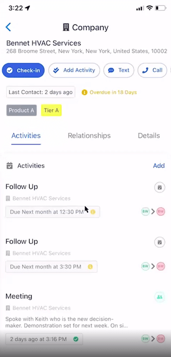 The Map My Customers Mobile Experience is a Co-Pilot for Field Sales ...
